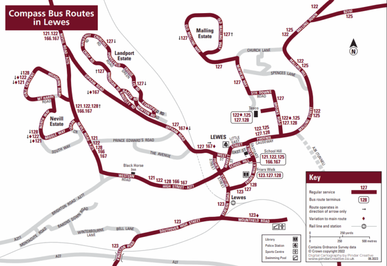 Lewes Town Routes – Compass Travel
